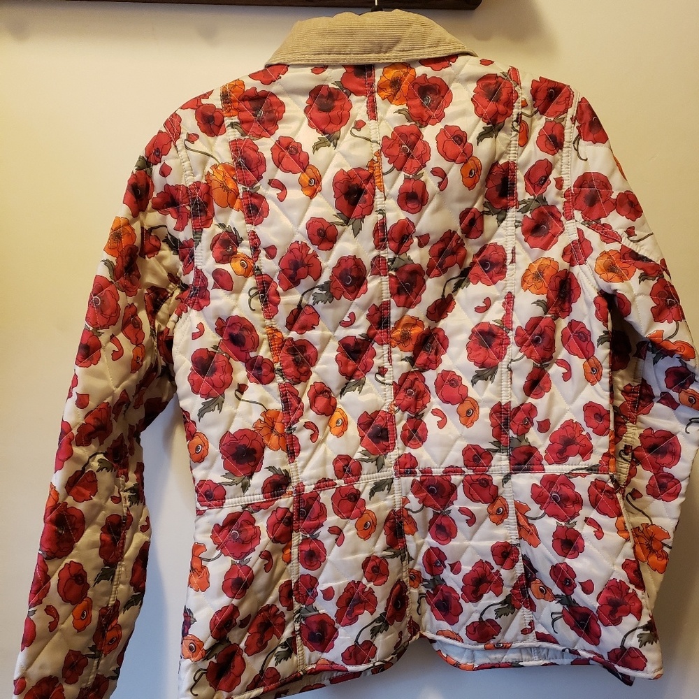 Barbour Poppy Print Sport Coat - Gem